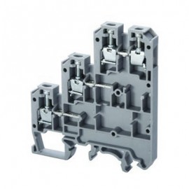Altech CTL2.5U(H) Feed-Through Triple Level Screw Terminal Block, 0.24"