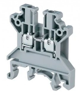 Altech CTS2.5U-N DIN Screw Terminal Block, feed-thru, 0.2"