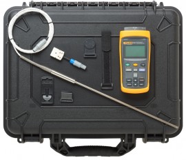 Fluke 1523-P4 Reference (IR) Thermometer Kit with carrying case