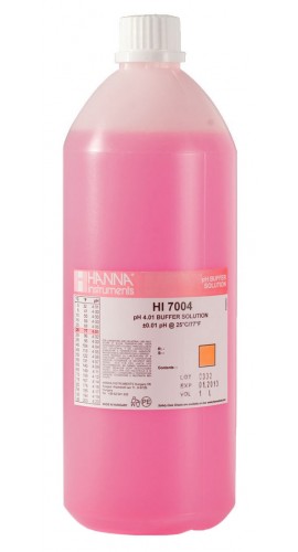 Hanna HI7004/1L pH 4.01 Calibration Solution, 1L