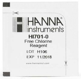 Hanna HI701-25 Free Chlorine Checker Reagents, 25-Pack
