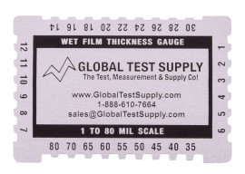 WF-CCA Wet Film Thickness Gauge, Dual Scale Micron & Mils