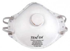 Zenith SAS498 N95 Particulate Respirators with Valves, 12-Pack